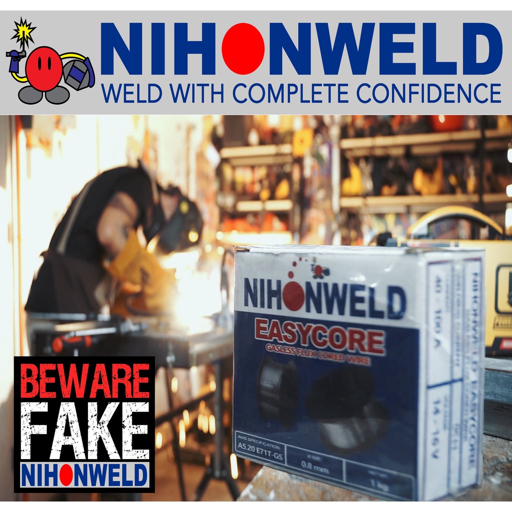 NIHONWELD EASYCORE (GASLESS FLUX CORED WIRE) | Shopee Philippines
