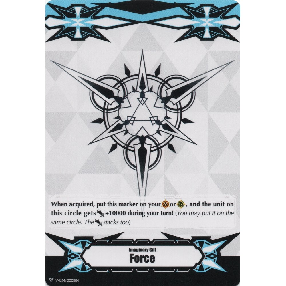 Imaginary Gift: Force I (Single-sided) - Cardfight!! Vanguard Promo ...