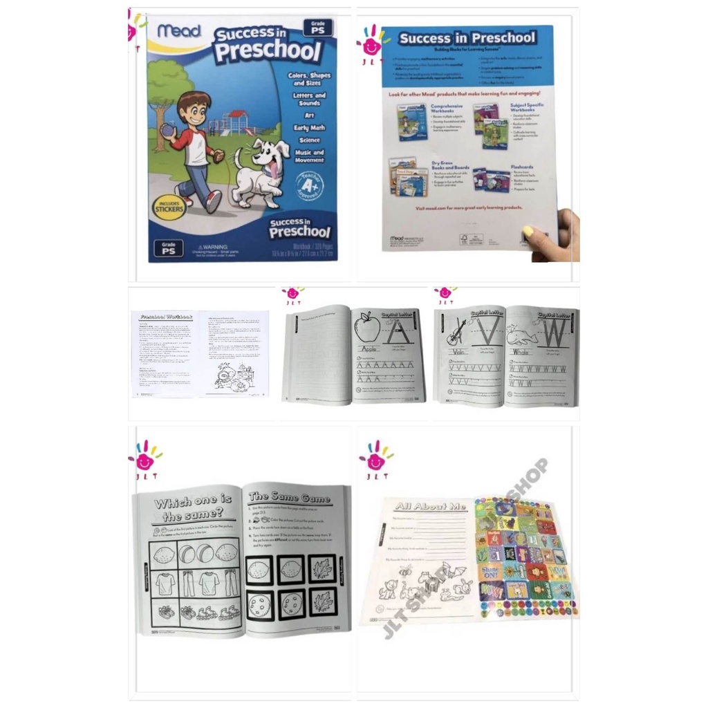 JLT Preschool Workbook with Free Stickers | Shopee Philippines