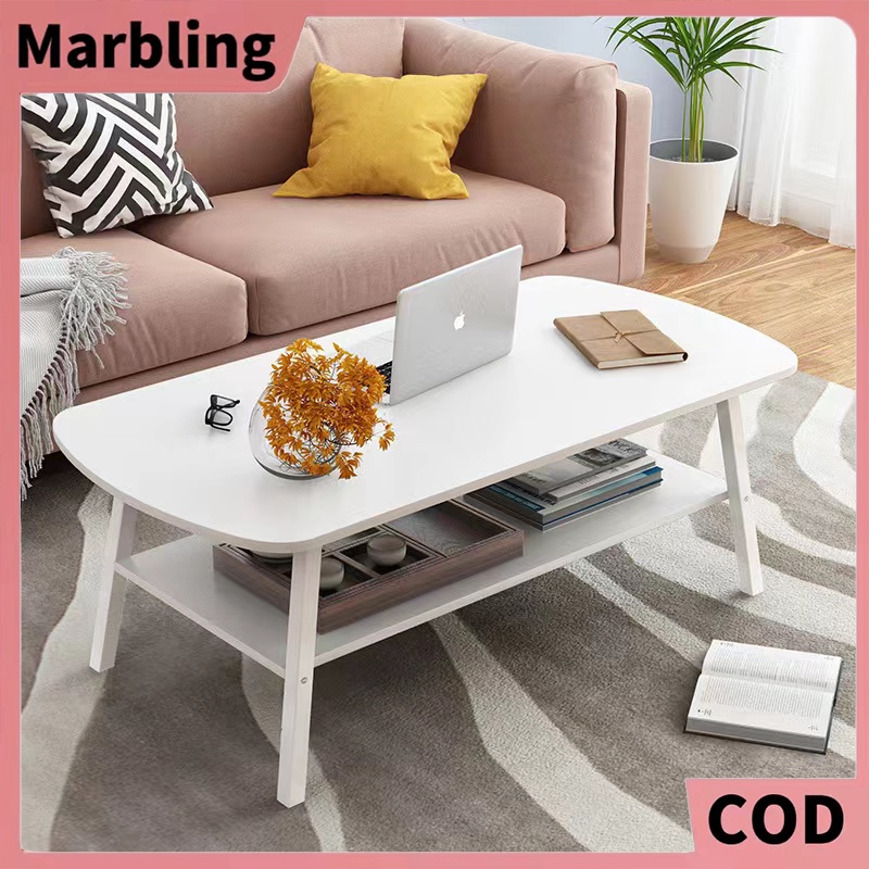 COD New Style Sofa Table 2 layers Coffee Table Tea Desk Center Table ...