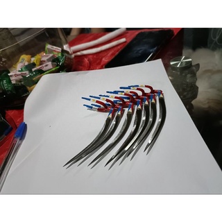 tari/gaff 3pcs for only 2200 2mm,no ring, semi slasher,medpoint,1 0 ...