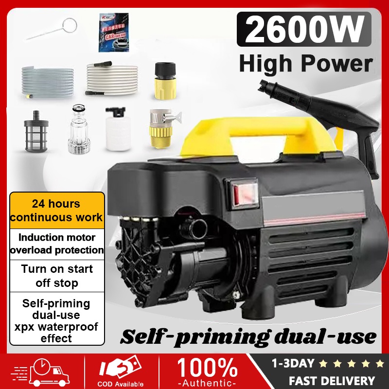 2600w High pressure washer Portable Car High Washer washing Machine ...