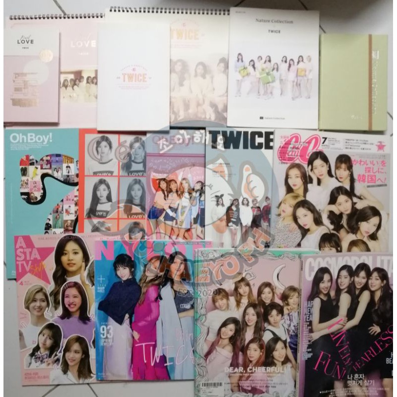 Twice Official Magazine, Twicezine, Calender, Diary | Shopee Philippines