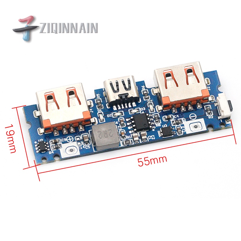 Type-c Charging Port Dual usb Power Bank Board 5V2.4A DIY Motherboard ...