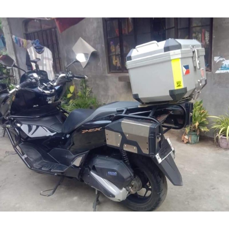 HONDA PCX 160 heavy duty Top box braket wid side pannier braket ...