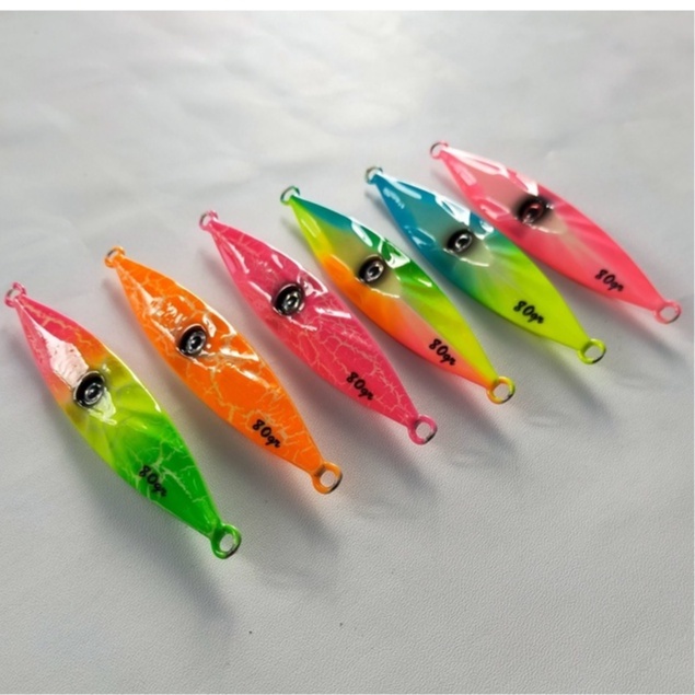 Metal Jig 50gr/80gr/100gr VIP SHORT Model (FULL GID) | Shopee Philippines