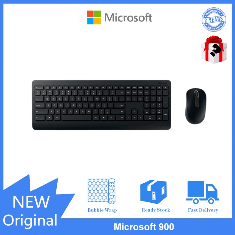 Microsoft Wireless Desktop Set 900, wireless USB keyboard and mouse ...