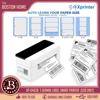 Xprinter XP-D463B Thermal Label Printer (USB ONLY) | Shopee Philippines