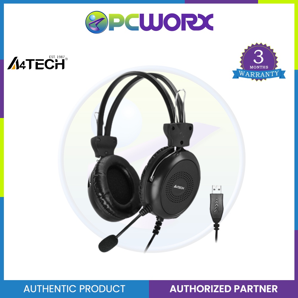 A4Tech HU-30 ComfortFit Stereo USB Headset | Shopee Philippines