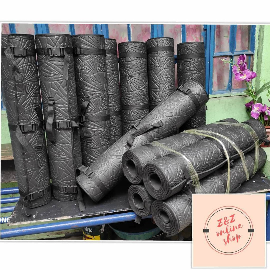 Rubber mat military black for exercise/sleeping | Shopee Philippines