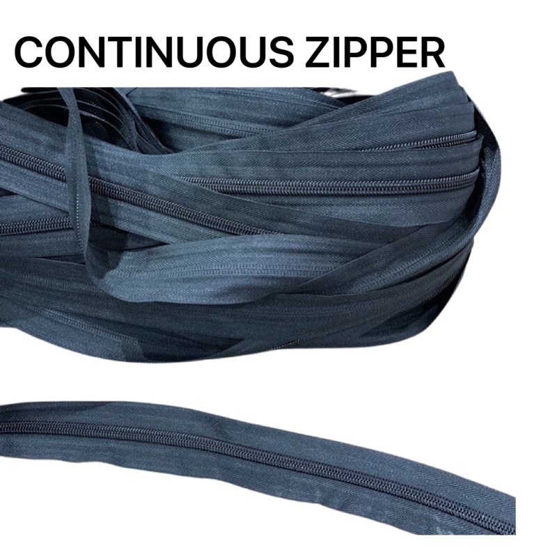 Continuous Nylon Zipper (Sold Per Yard) | Shopee Philippines