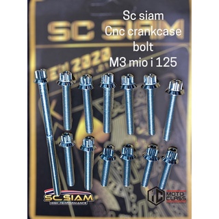 SC SIAM CNC GEAR TYPE CRANKCASE BOLT MIO I 125 | Shopee Philippines