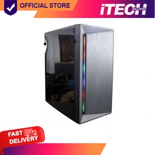 CVS 1707 RGB PC CASE WITH 700W PSU JUMBO 120MM FAN / ACRYLIC SIDE PANEL ...