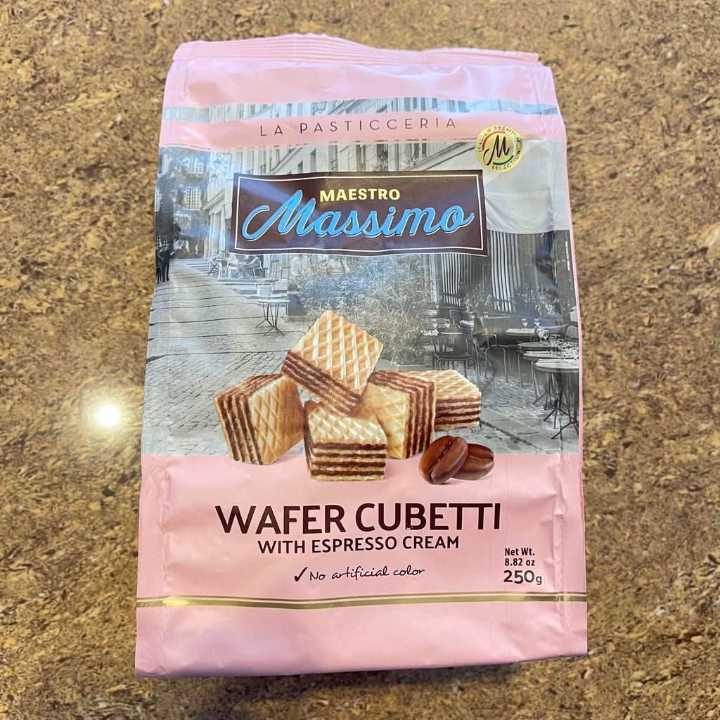 Maestro Massimo Wafer Cubetti with Chocolate Cream, 250g | Shopee ...