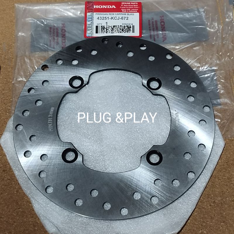 Disc Plate Rotor Disc Rear Honda CBR150 V3/GTR 150/CB150R | Shopee ...