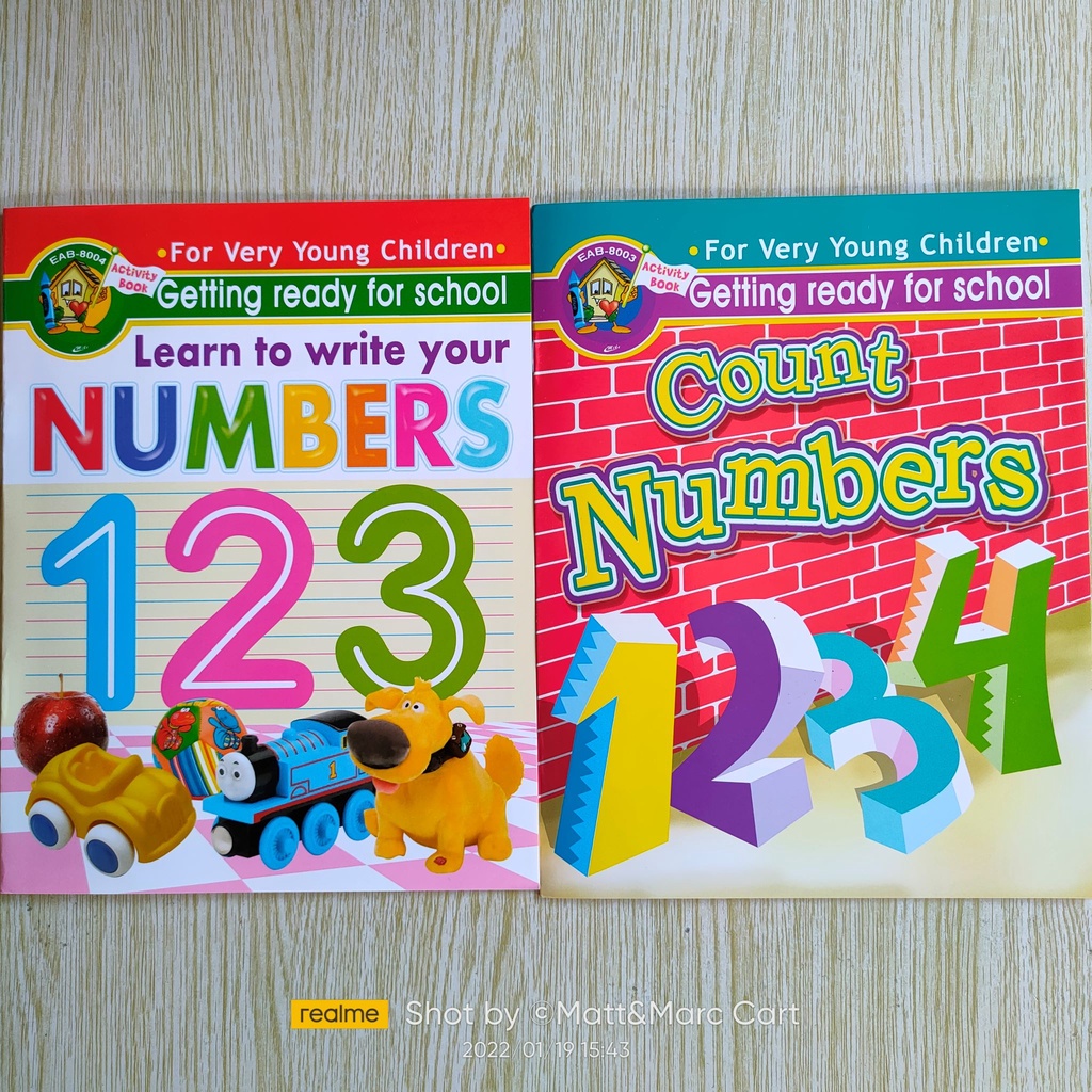 Write and Count Numbers Activity Book | Shopee Philippines
