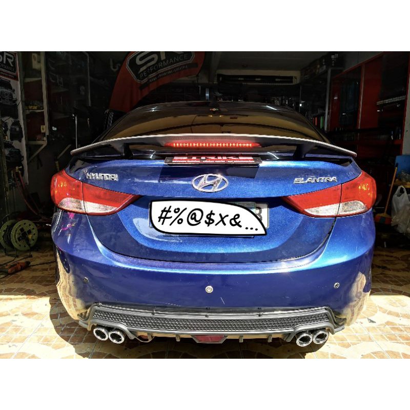 Hyundai Elantra Rear Diffuser | Shopee Philippines