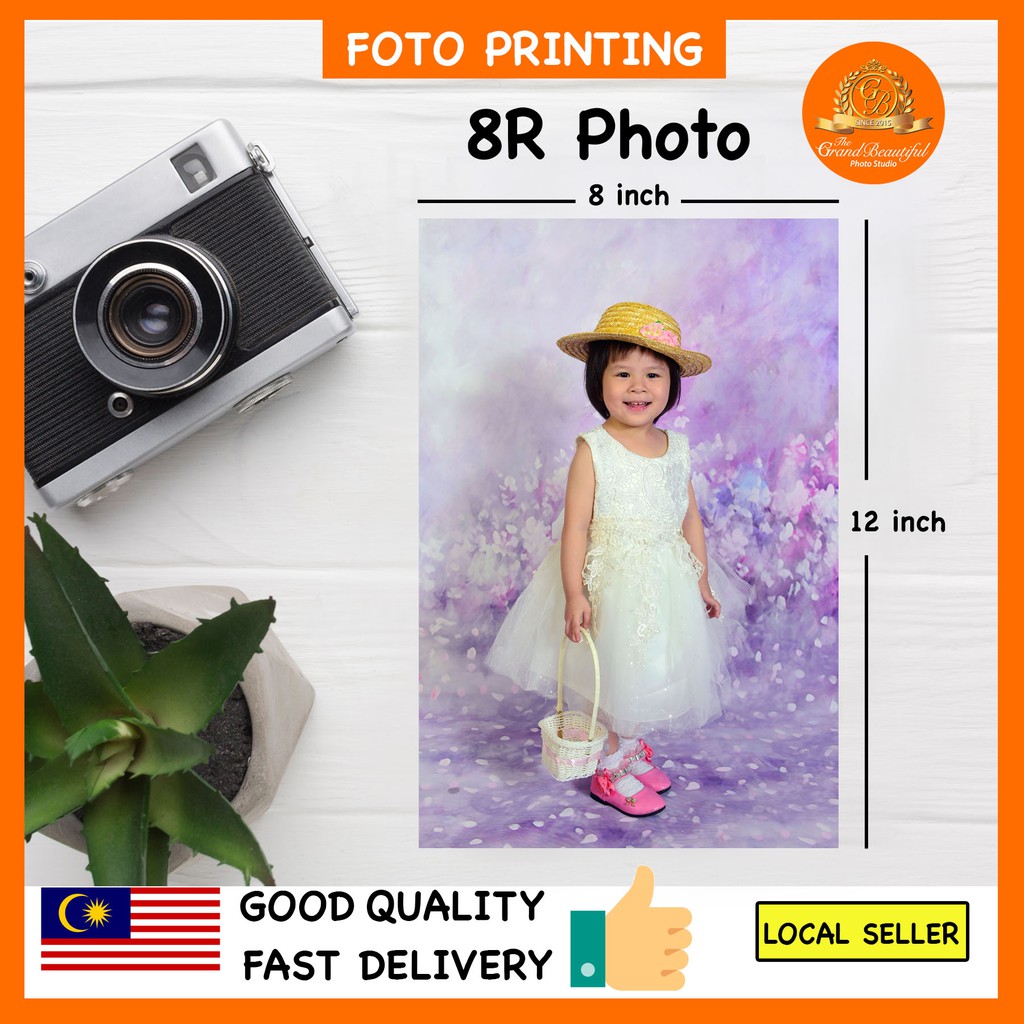 Print Gambar 8R / 8RW / A4 / 10R / 10RW / 11R / 12R / 12RW Photo ...