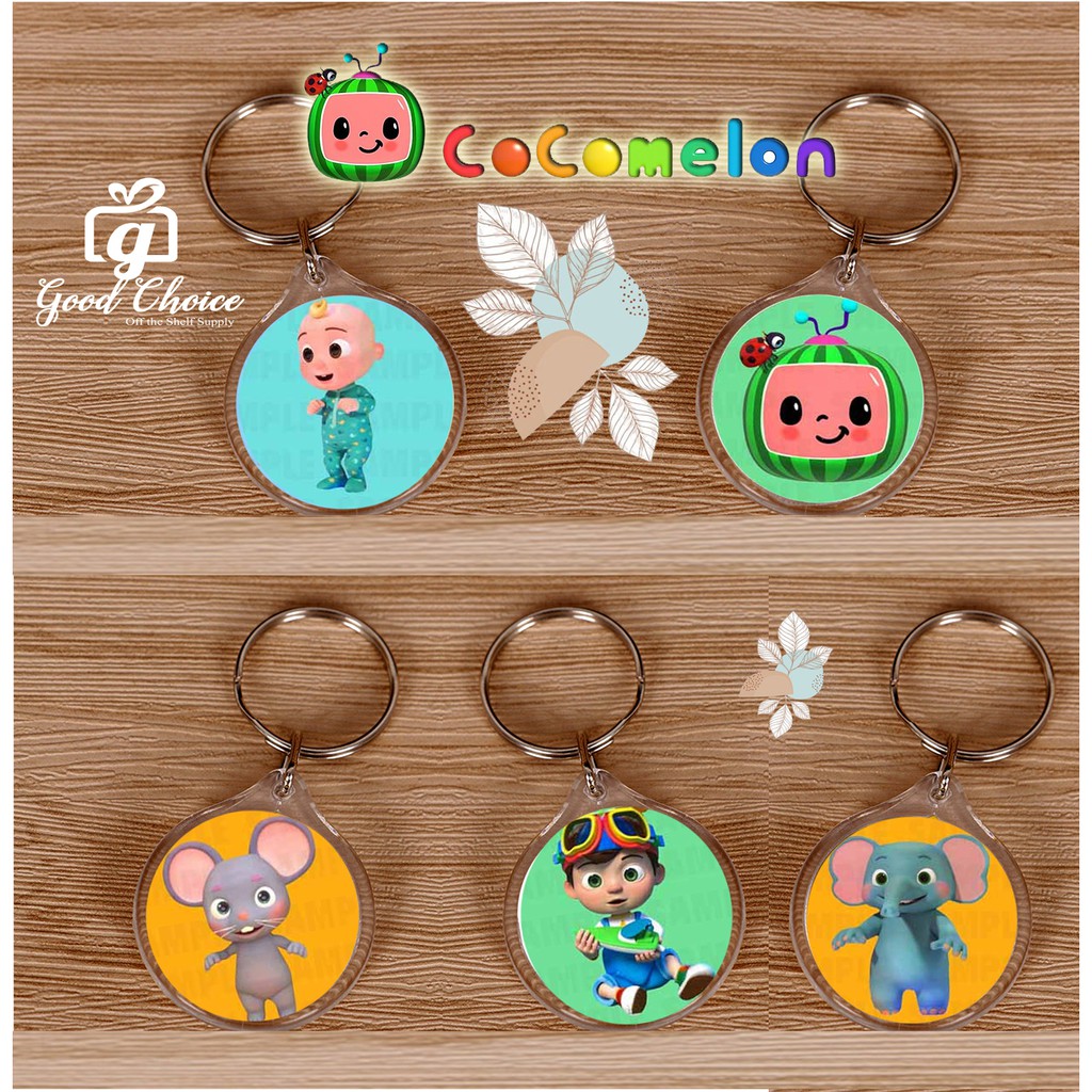 COCOMELON Characters DIY Acrylic Keychain for SOUVENIRS ♥ COD♥ | Shopee ...