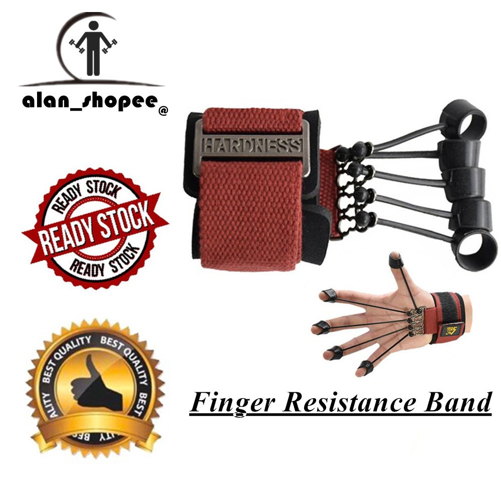 Finger Gripper Strength Trainer Hand Yoga Resistance Band Finger ...