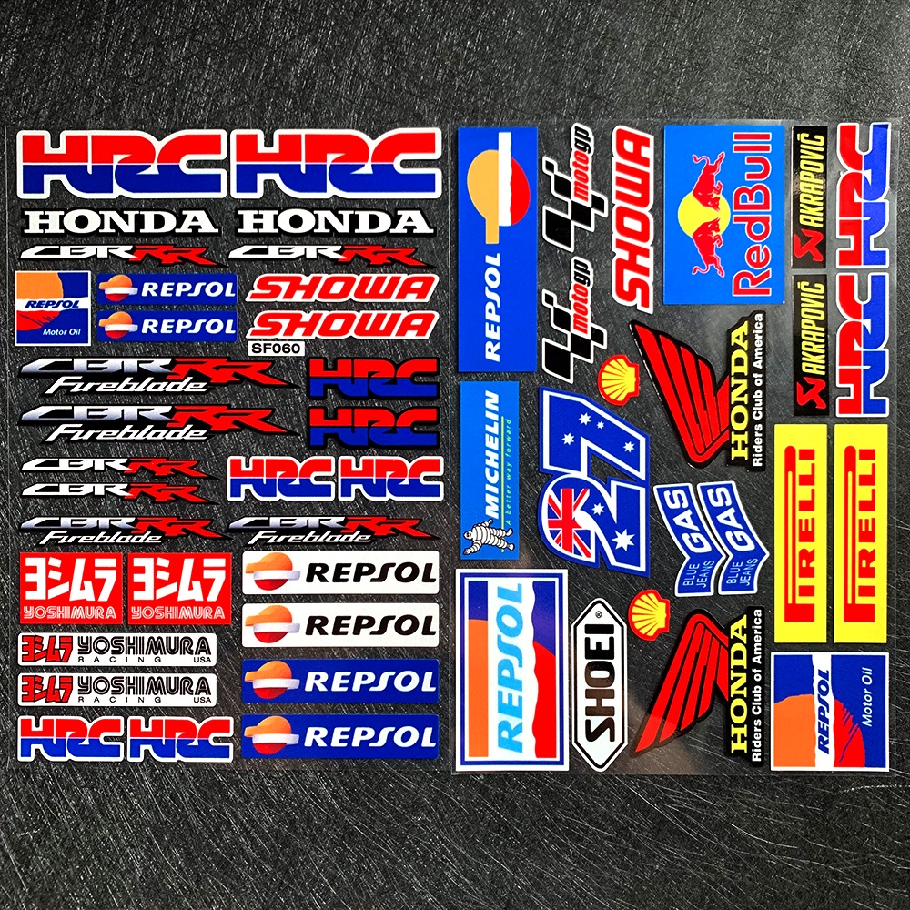 Honda Motorcycle Stickers Reflective Stickers REPSOL Sponsorship ...