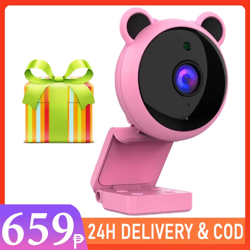 Webcam 1080P HD Camera Focus Night Vision Built-in Microphone USB ...