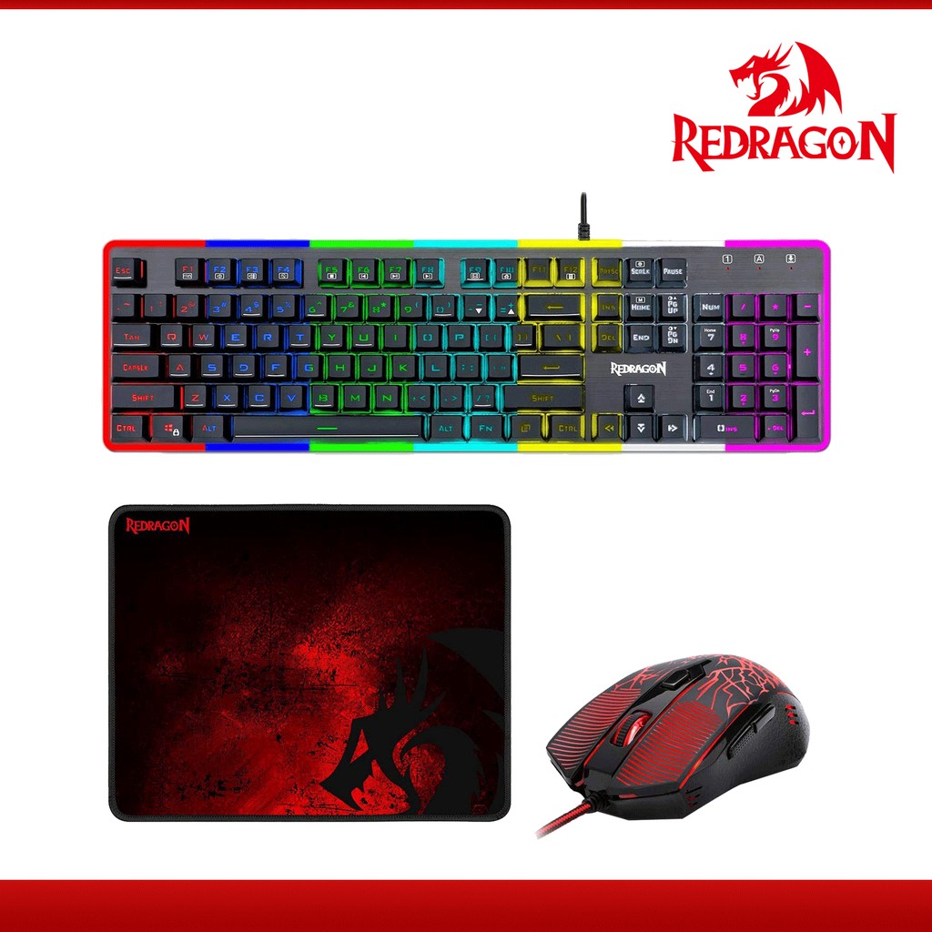 Redragon Gaming Essentials 3in1 Set S-107 | Shopee Philippines