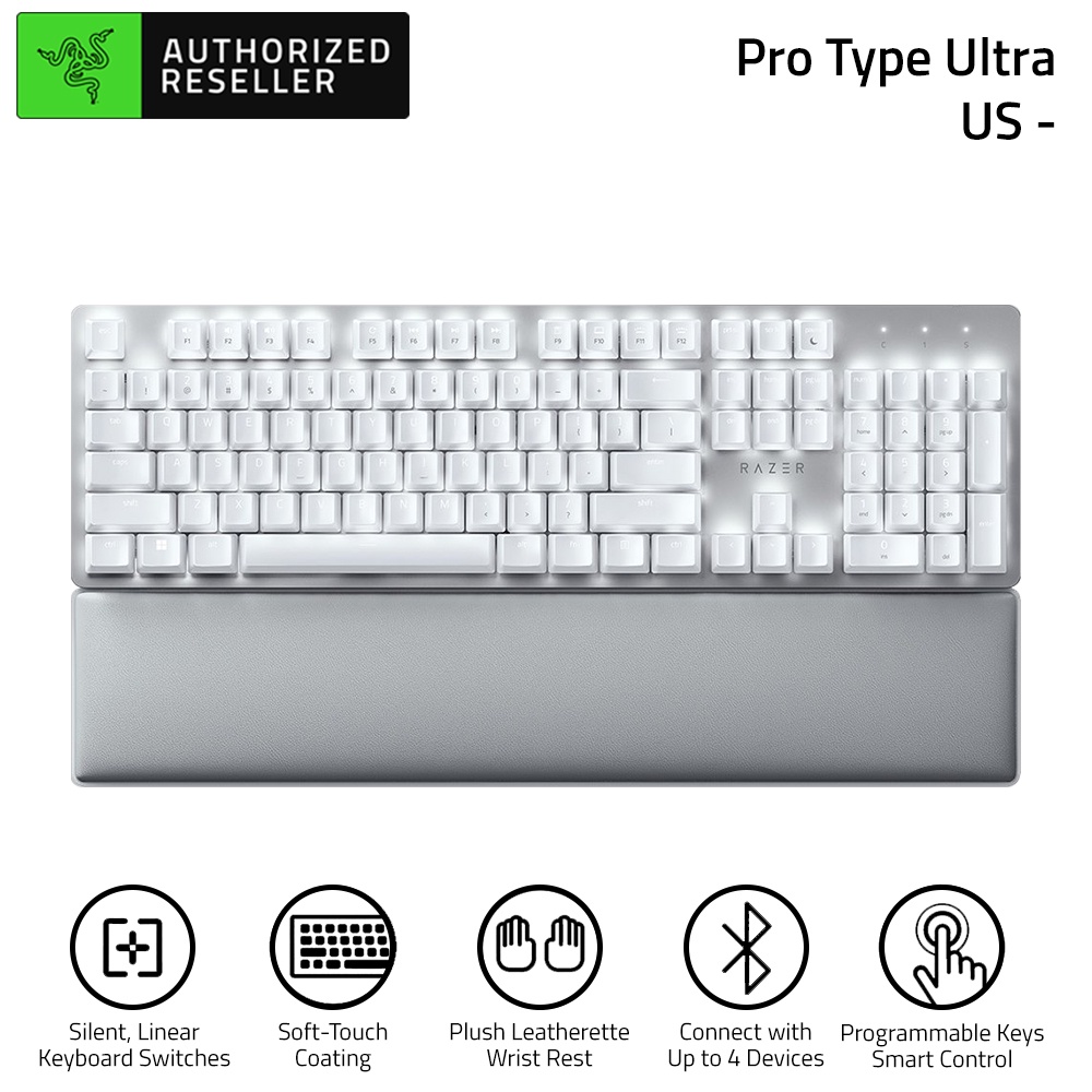 Razer Pro Type Ultra - Wireless Mechanical Keyboard for Productivity ...