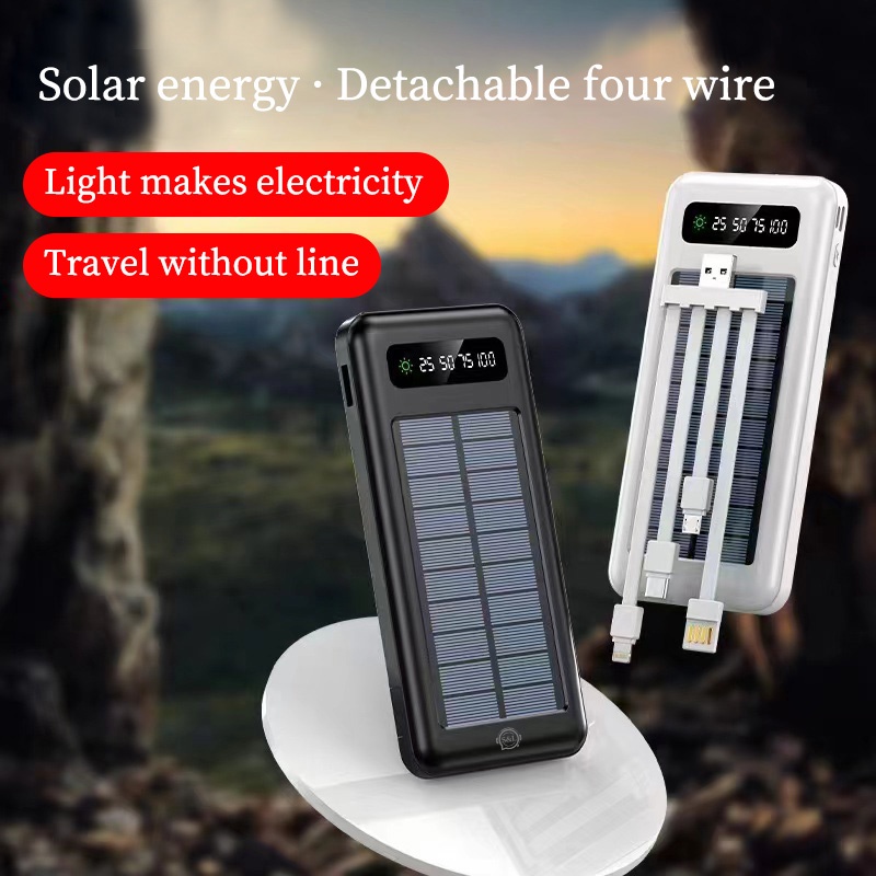 KC16 Solar PowerBank 10000mah FAST Charge Retractable Bracket With ...