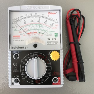 Wheeler Multitester Multimeter W-376 Original Analog Tester Multi ...