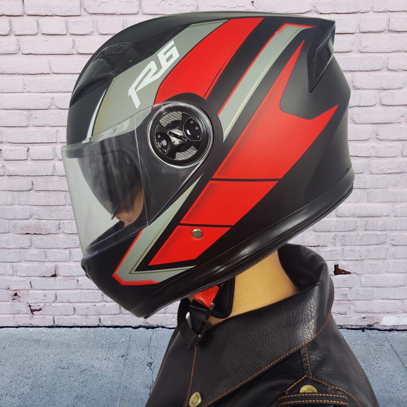 ICC Standard Helmet Motorcycle Fullface Racing Motorcycle Vintage ...