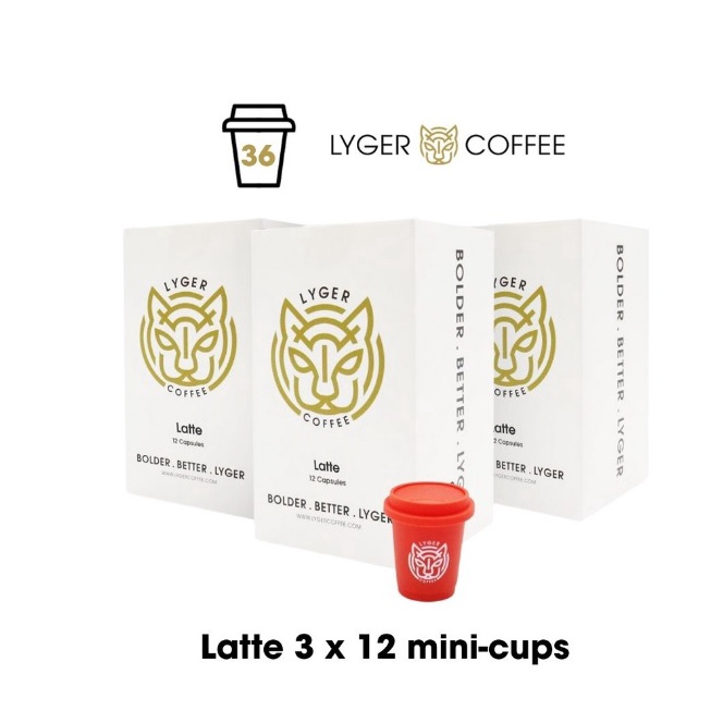 LYGER Crystallized Barista Quality Coffee Latte 3-Pack Bundle | Shopee ...