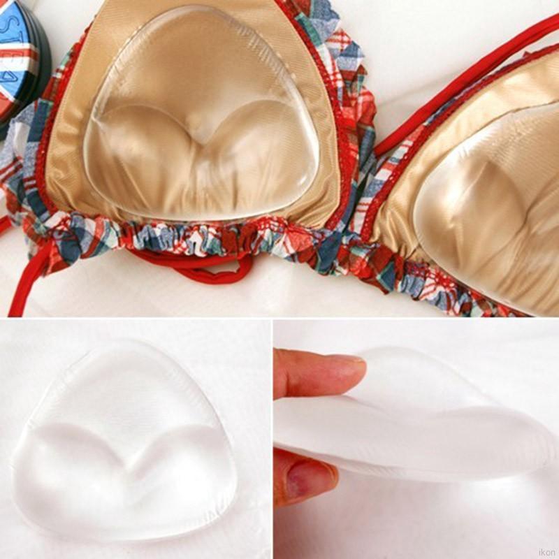Women Gel invisible Inserts Push Up Insert Bra Sexy Triangle Pads New ...