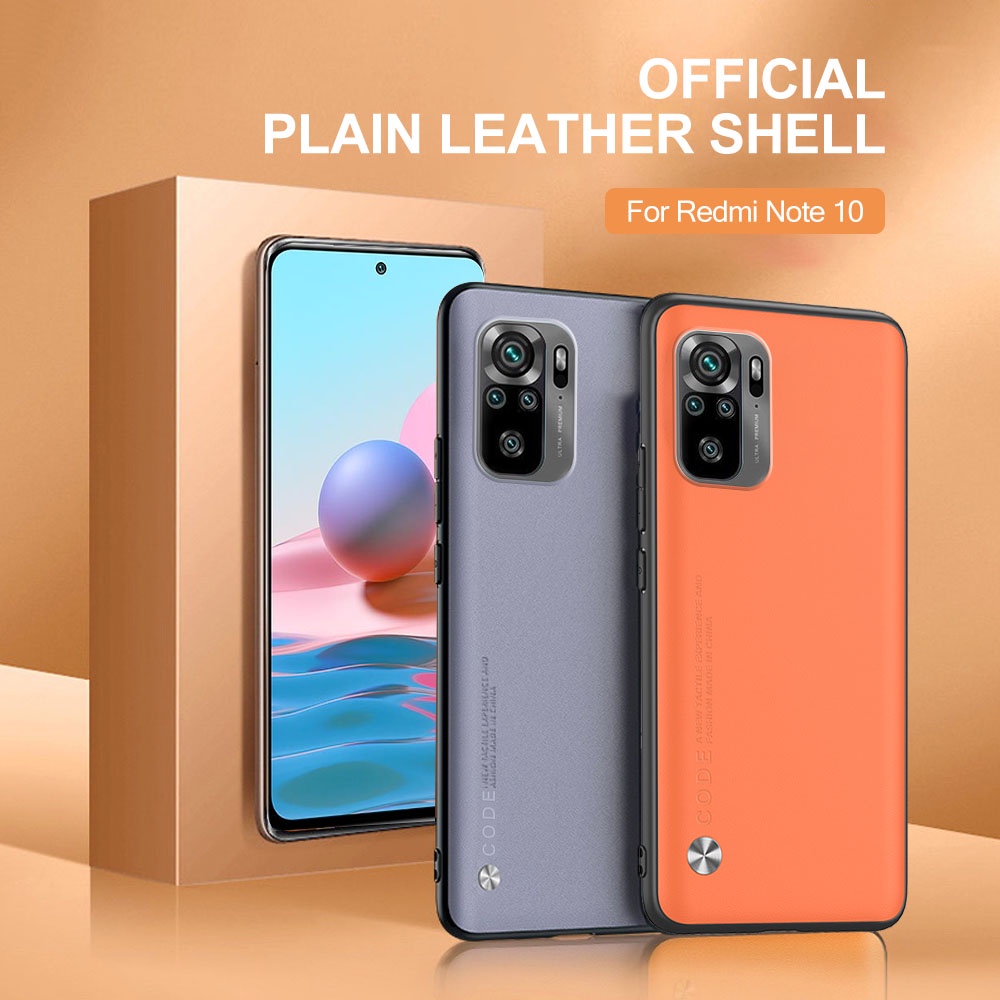 Redmi Note 10 Leather Shockproof Protect Cover For Redmi Note 10 Pro ...