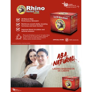 Rhino Herbal Tea Performance Herbal Tea For Men 10 Sachets | Shopee ...