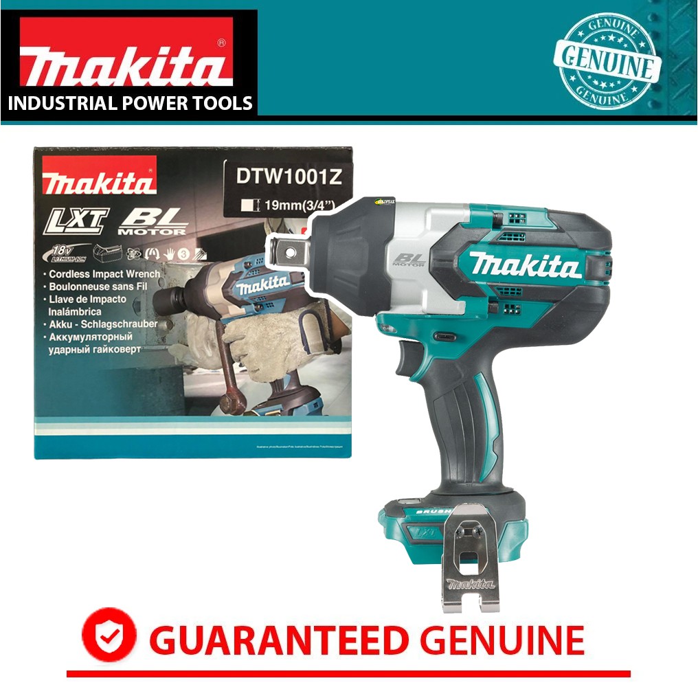 Makita DTW1001Z 18V Cordless Brushless Impact Wrench LXT Series (Bare ...