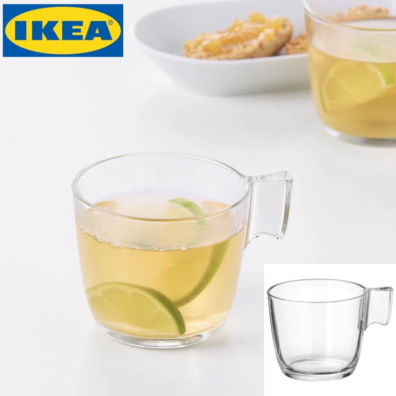 IKEA Minimalist Tempered Glass Cup | Shopee Philippines