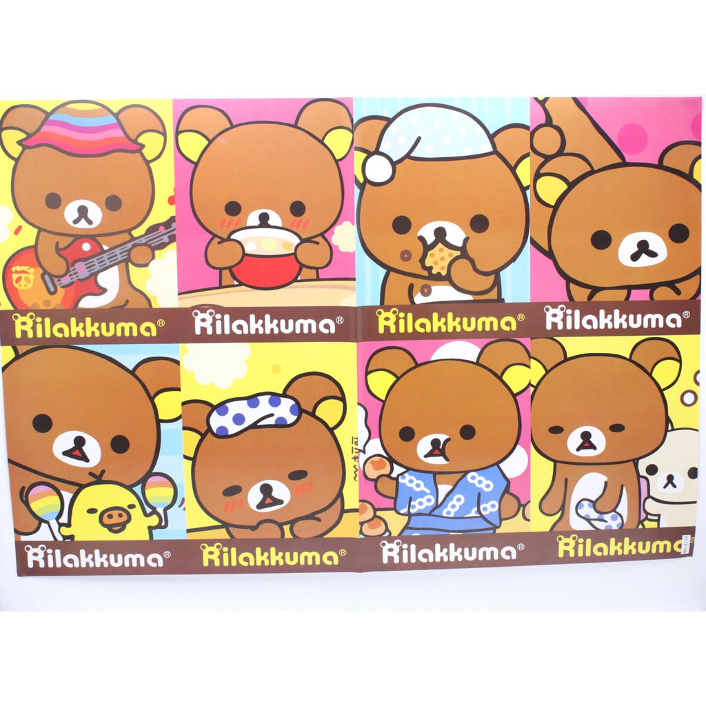 Rilakkuma book cover or gift wrapping paper | Shopee Philippines