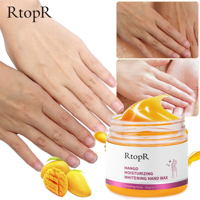RtopR FDA Mango Mositurizing Whitening Hand Wax For Hand Skin Care Nail ...