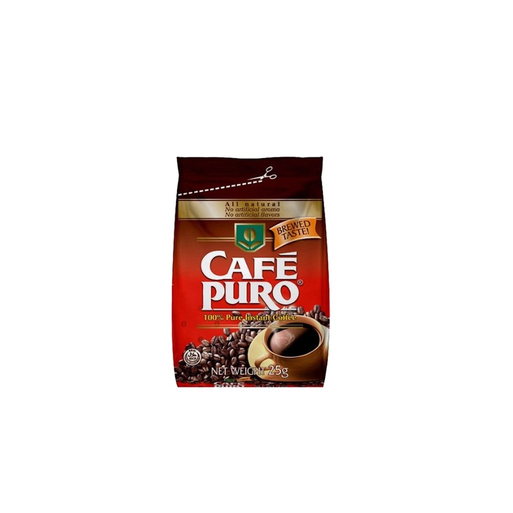 CAFE PURO INSTANT COFFEE (25g) | Shopee Philippines