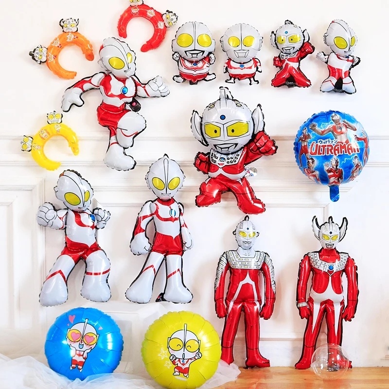 Ultraman Theme Aluminum Foil Balloons Birthday Party Decoration ...