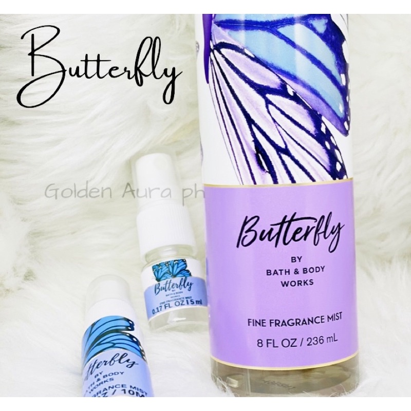 AUTHENTIC BATH AND BODY WORKS/BUTTERFLY/5ML/10ML SPRAY | Shopee Philippines