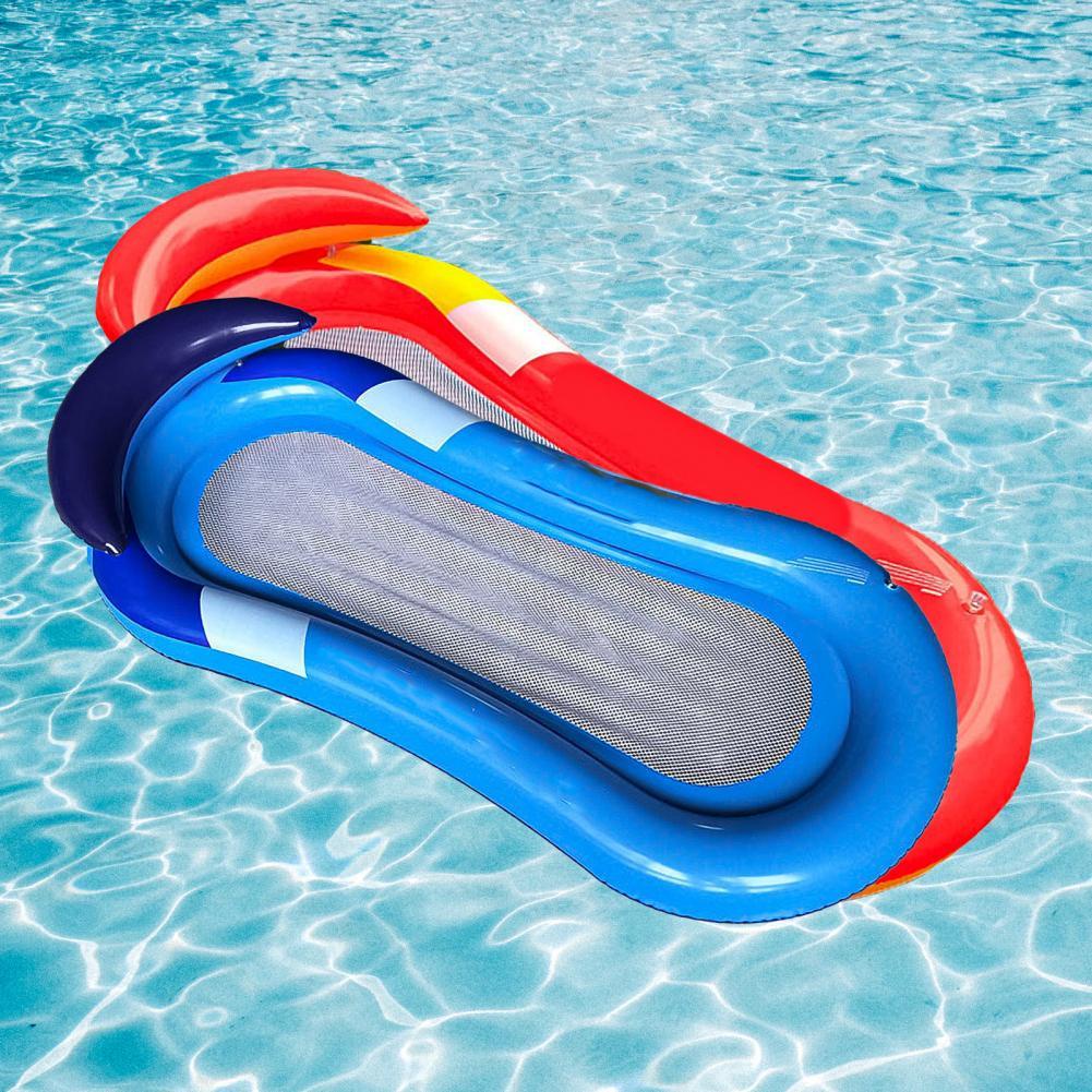 Inflatable Water Hammock ,foldable Pool Float Lounge Chair Seat 完全送料無料