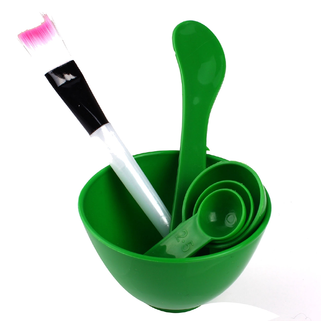 4-in-1 Face Mask Mixing Bowl Set DIY Facial Mask Mixing Bowl Brush ...