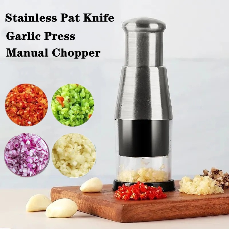3s fast food chopper 304 Stainless Steel Manual Hand Press Kitchen ...
