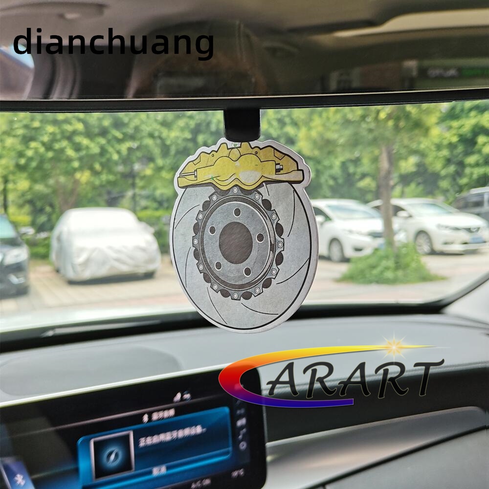 TUBRO beauty model Robot Car Air Freshener Hanging Car Rear View Solid ...