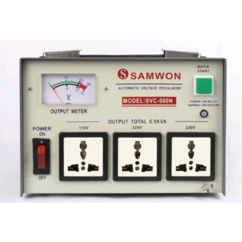SAMWON SVC-500N AUTOMATIC VOLTAGE REGULATOR | Shopee Philippines