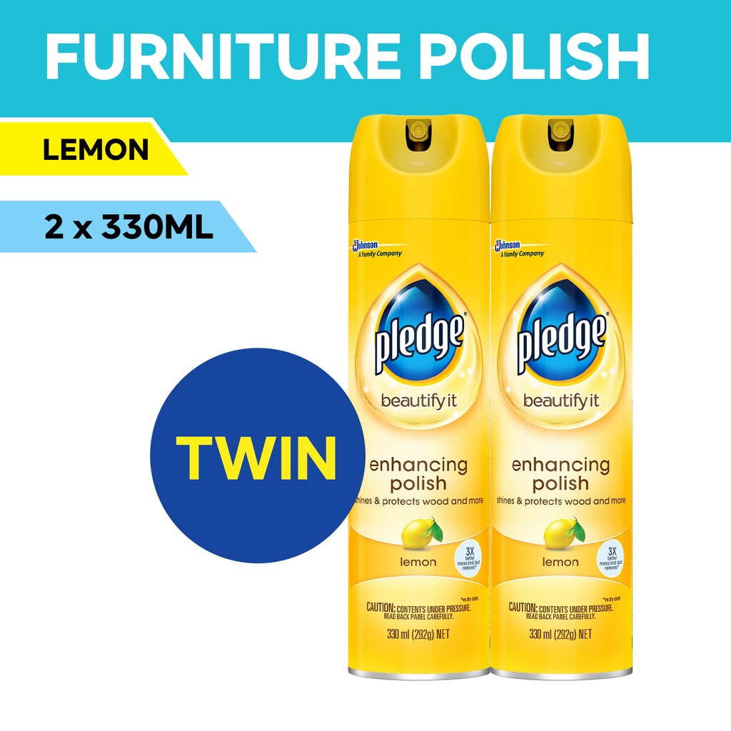 Pledge Furniture 330 ml - Lemon TWIN | Shopee Philippines