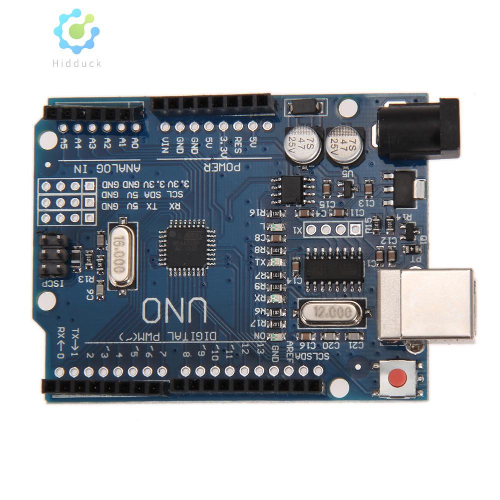 Hidduck arduino atmega328p ch340g uno r3 board + usb cable +acrylic box ...