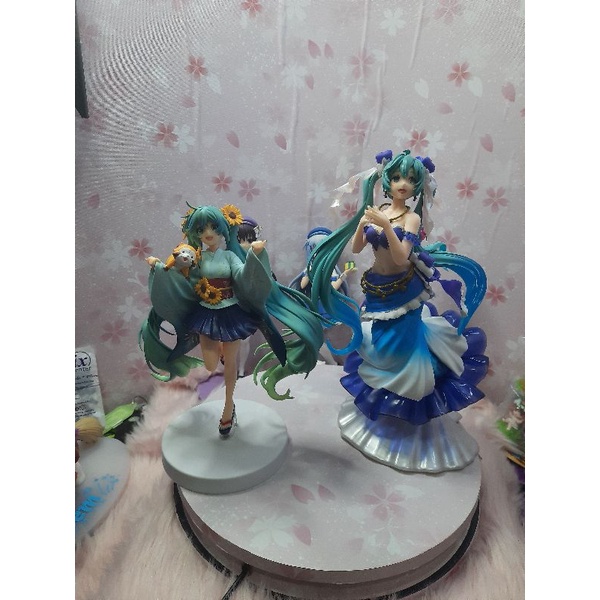 Authentic figure Hatsune Miku - Miku Rascal & Miku Princess Mermaid ver ...